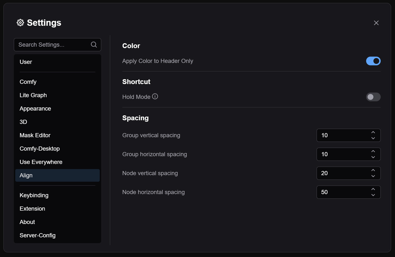 GitHub - Moooonet/ComfyUI-Align: A powerful node alignment and color management plugin for ...